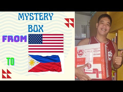 MYSTERY BOX FROM USA TO PHILIPPINES | UNBOXING | LBC