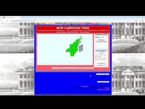 Can I destroy/save the federalists in 1804 election? (election trail US history)