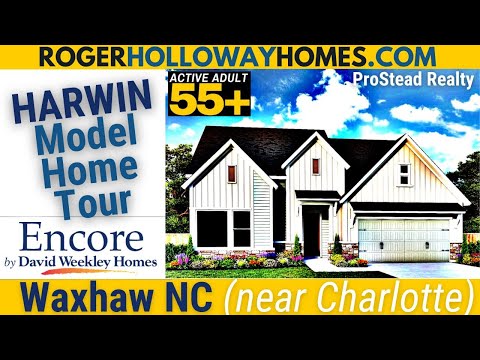 The HARWIN Model Home Tour [Encore at Streamside in Waxhaw NC near Charlotte]