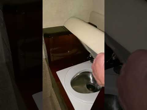 Hidden aircraft lavatory location in a Cessna Citation CJ-3. #short #shortvideo #shorts