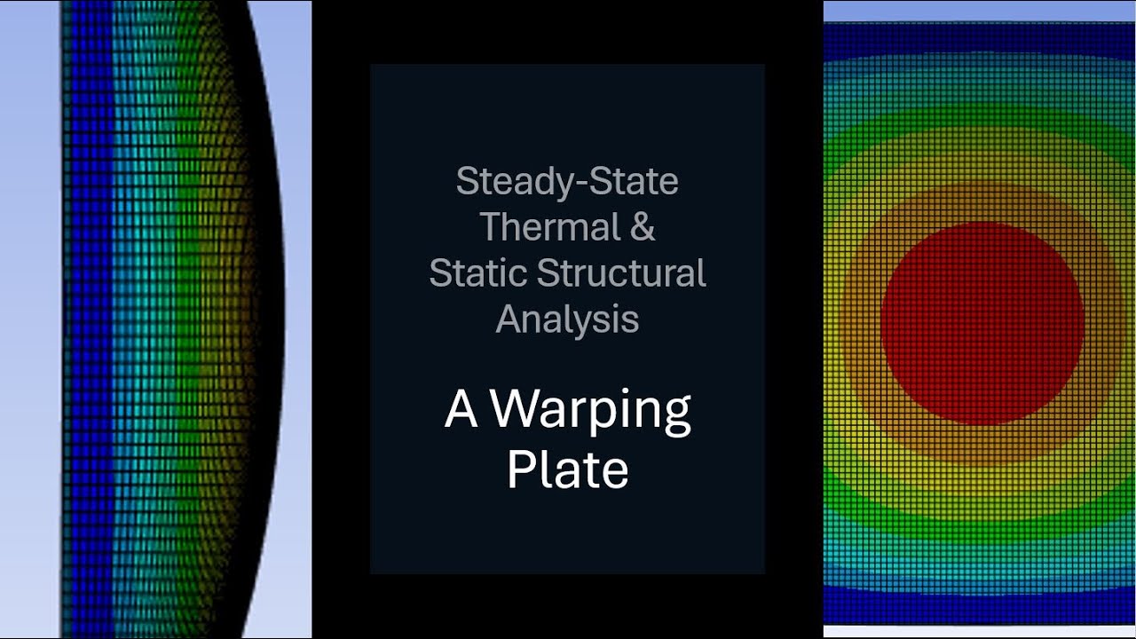 ANSYS Thermo-Structural Tutorial: A Warping Plate