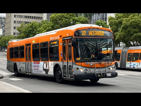 ⁴ᴷ⁶⁰ Transit Action EP11 | LA Metro NABI, New Flyer and ElDorado Buses @ Koreatown