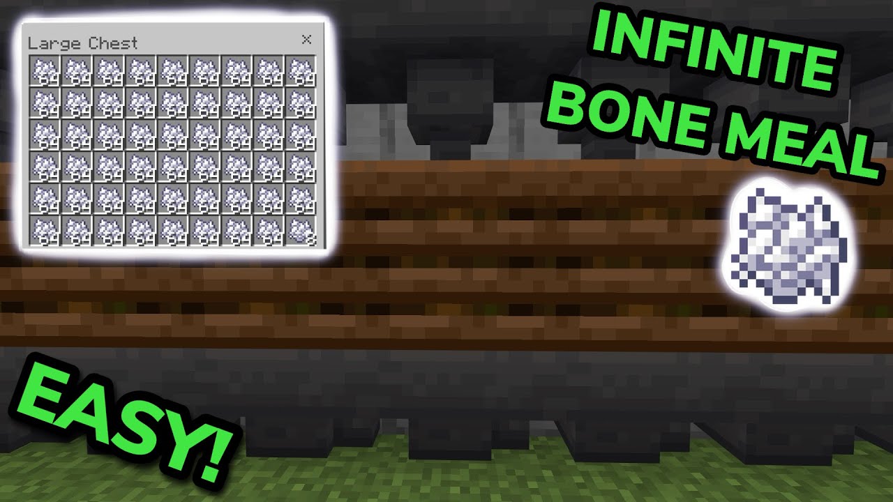 BEST 1.21 BONE MEAL FARM TUTORIAL in Minecraft Bedrock (MCPE/Xbox/PS ...