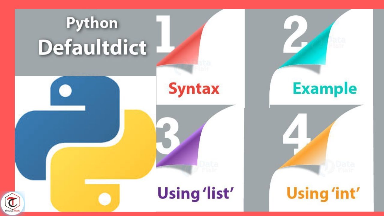 #  Intermediate  python tutorial |defaultdict in Python |Collections|Coding tricks by swetha