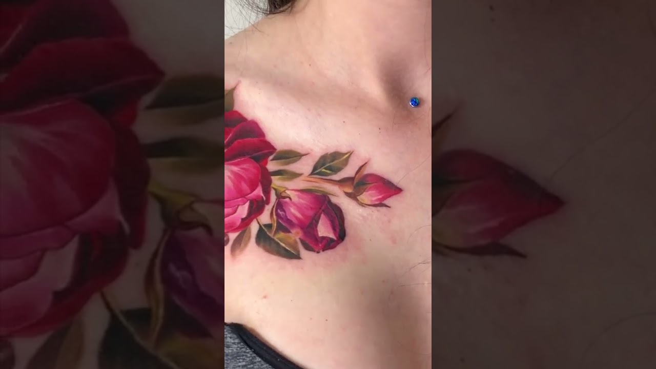 Rose Tattoo By @Antonina Rostra