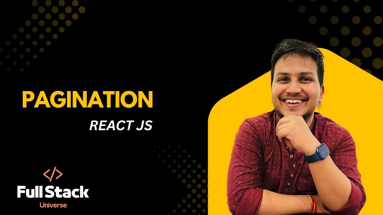 Build a React Pagination Component | Pagination- Frontend Interview Question using React