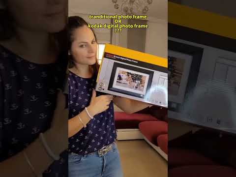 Traditional photo frame or digital photo frame??#kodak #digitalphoto frame #photo #gift #photoframe