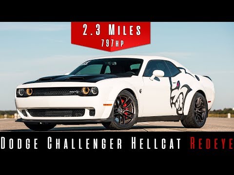 2019 Challenger Hellcat Redeye Goes Nearly 200 MPH - Redeye Video