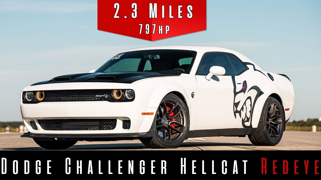 Dodge Hellcat Redeye Falls Short of Claimed Top Speed, Hits 191 MPH - autoevolution
