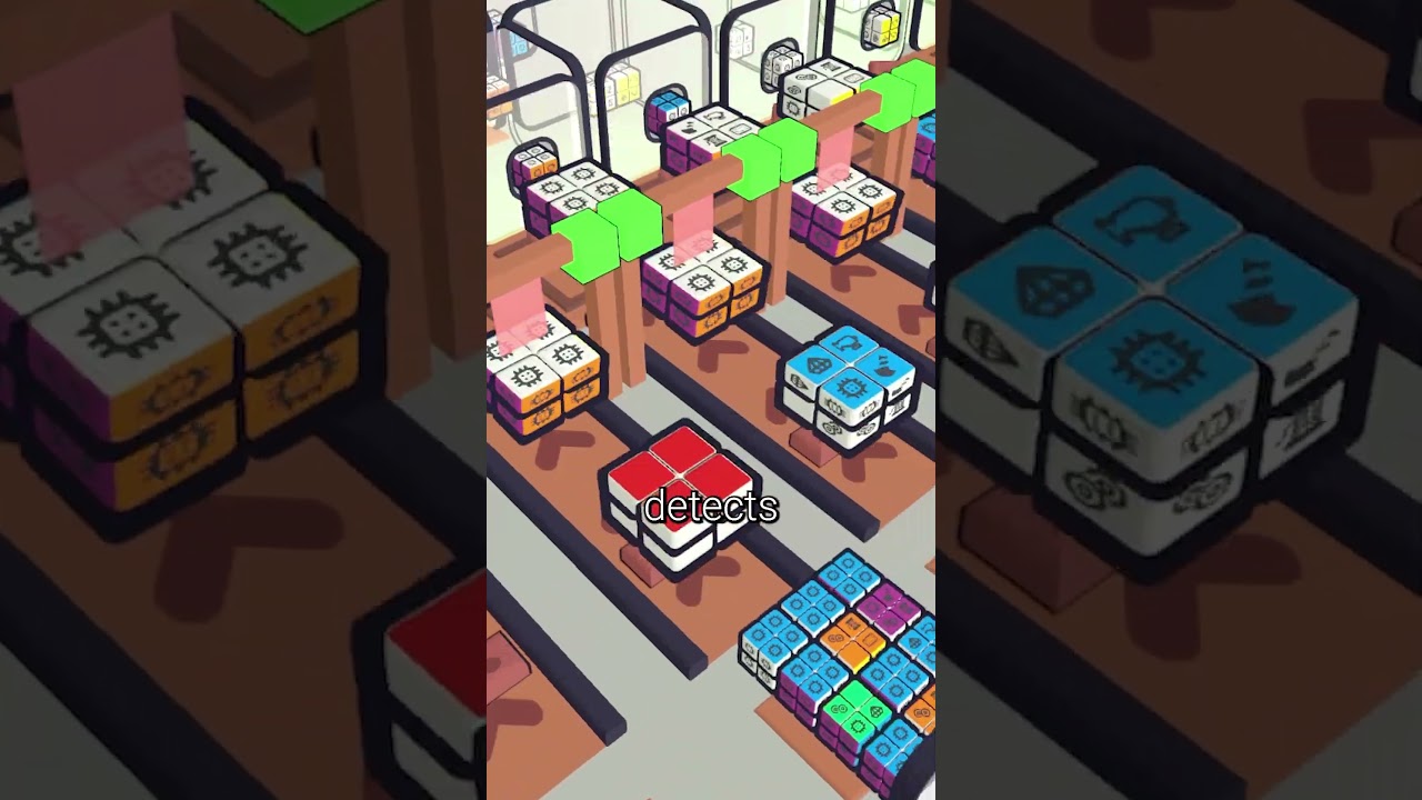 My factory game might be a bit hard #indiegame #indiegamedev #indiegames #gamedev #devlog #godot