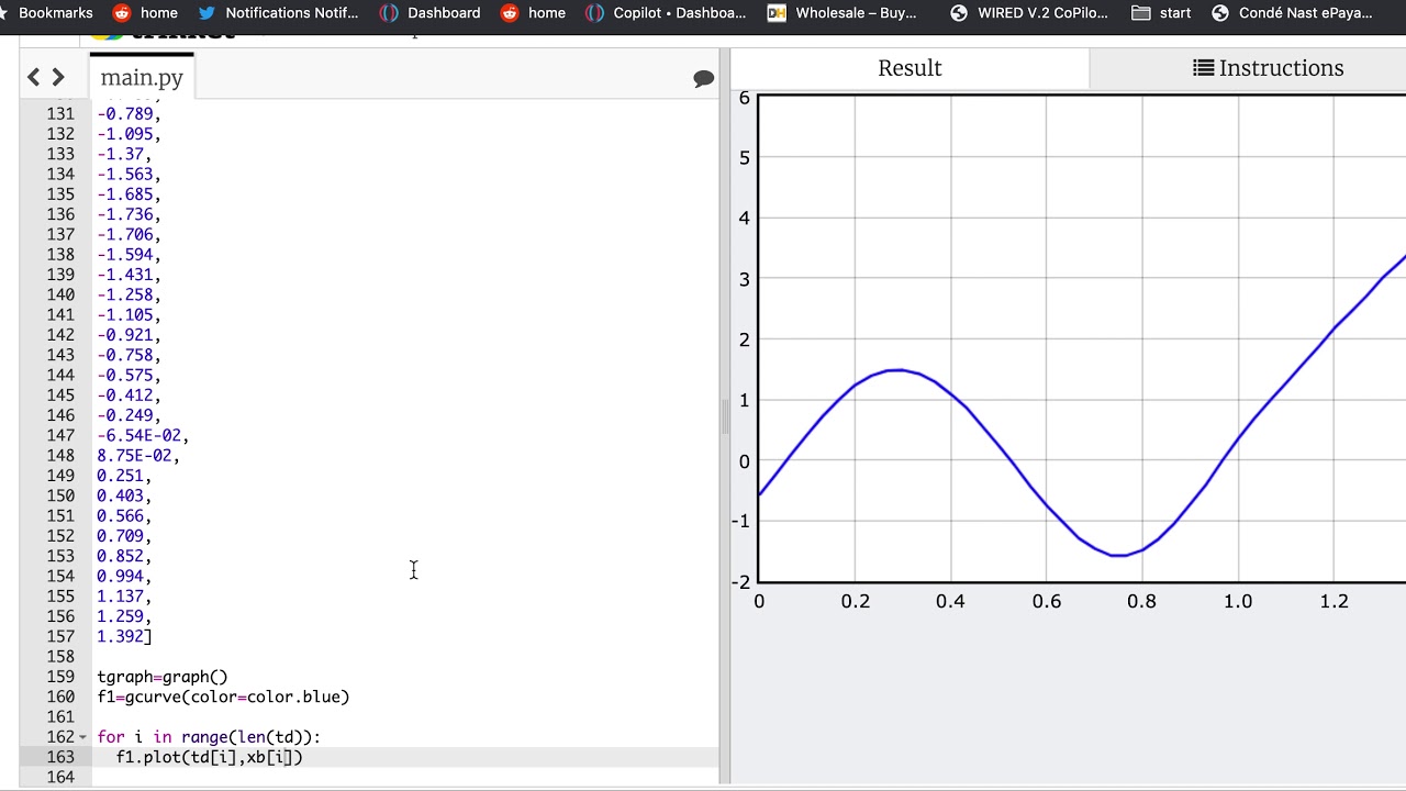Importing and Plotting Data in VPython Glowscript