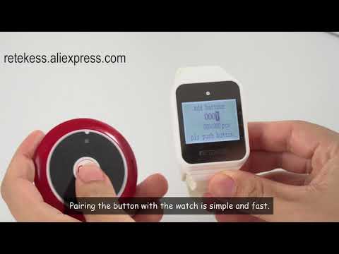 RETEKESS Hookah Restaurant Pager Wireless Calling System 2 TD108 Watch Receiver+15 T117 Call Button