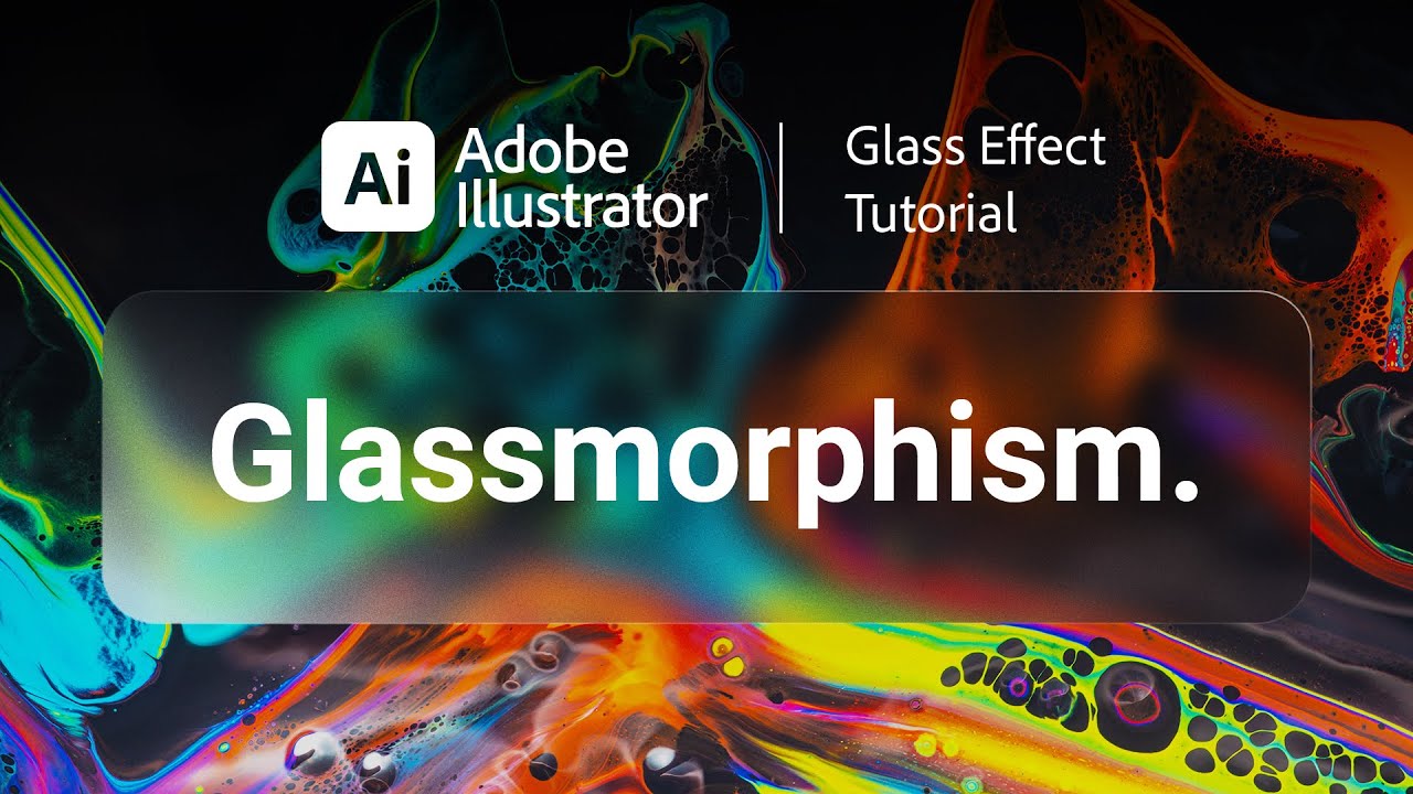 Illustrator Beginner Tutorial: Glass Effect (Glassmorphism)