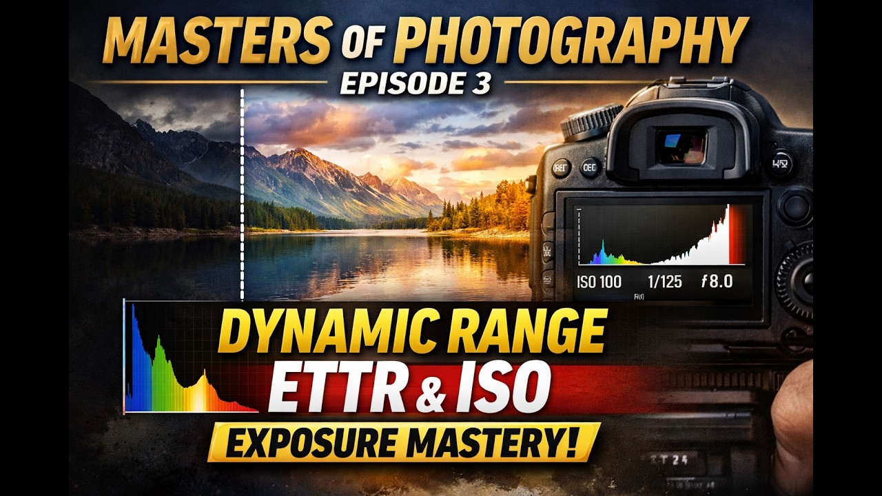 Exposure Mastery: Dynamic Range, ETTR & ISO Explained Simply
