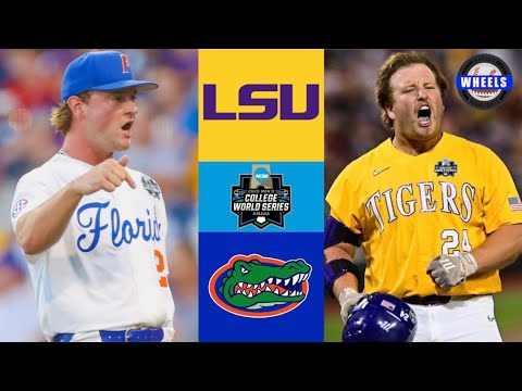 #5 LSU vs #2 Florida (INCREDIBLE!) | Game 1 College World Series Finals | 2023 College Baseball