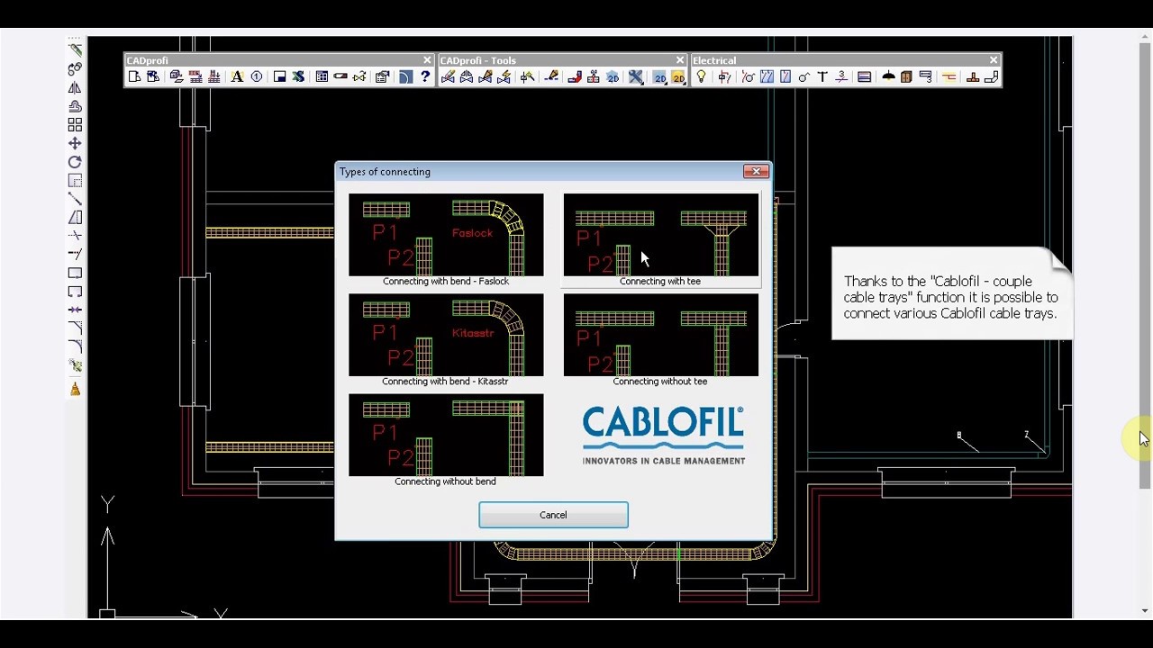 CAD Electrical #8 - Cable trays and ducts