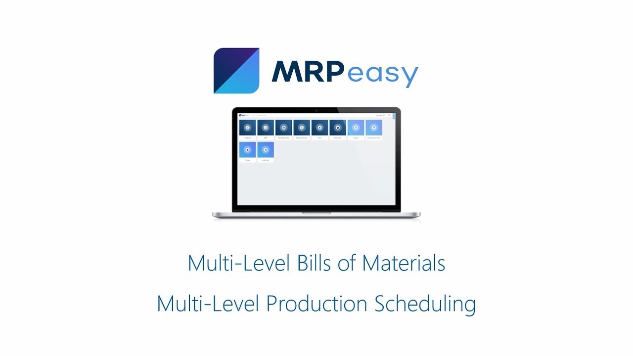 MRPeasy Demo - Multi-level BOM and Multi-Level Production Scheduling