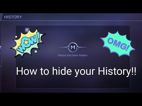 How to hide your MLBB match history!