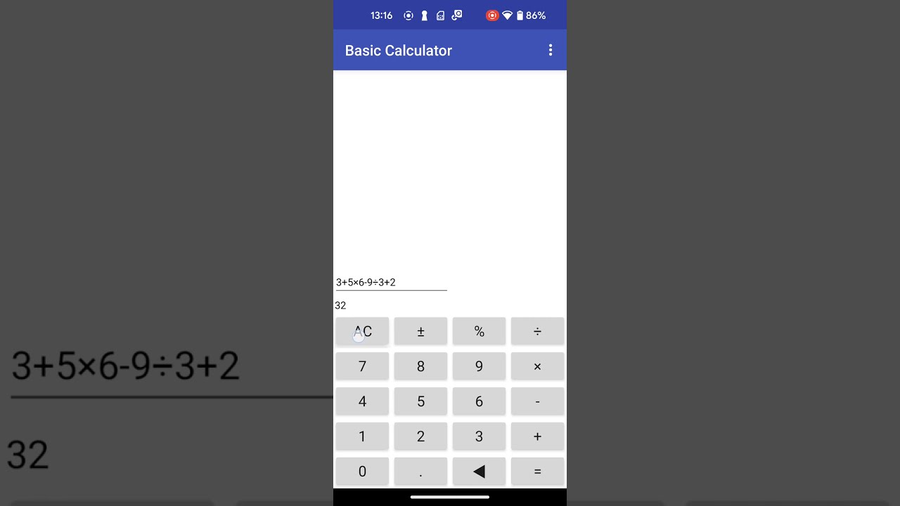 Basic Calculator App Demo | Built Using MIT App Inventor + JavaScript