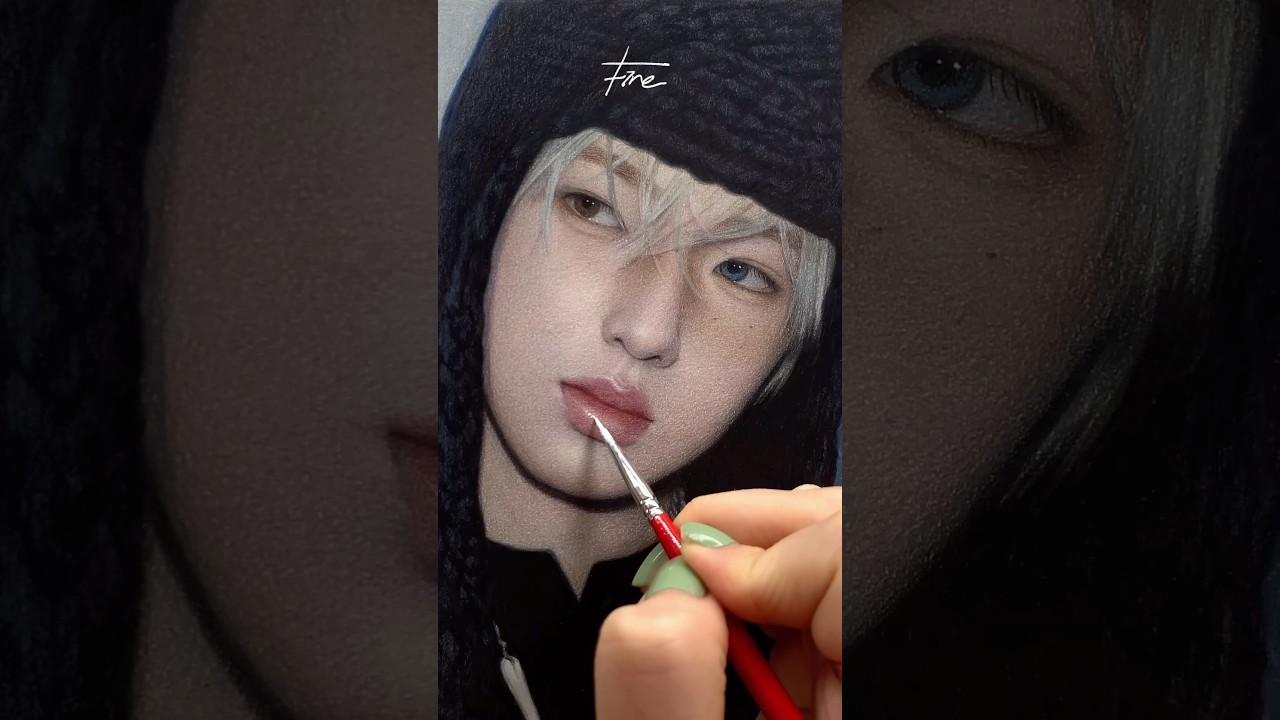 Ode to love Sakuya drawing🥐 #nctwish #sakuya #odetolove #coloredpencildrawing #shorts