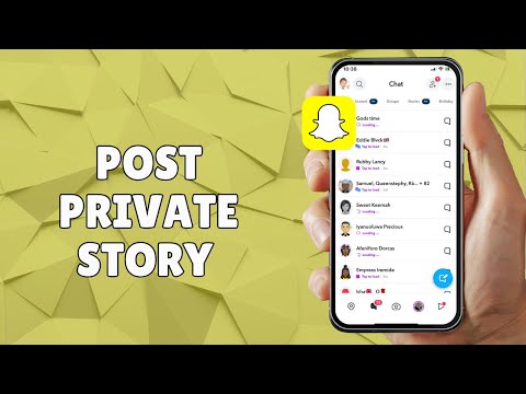 HOW TO POST IN PRIVATE STORY ON SNAPCHAT