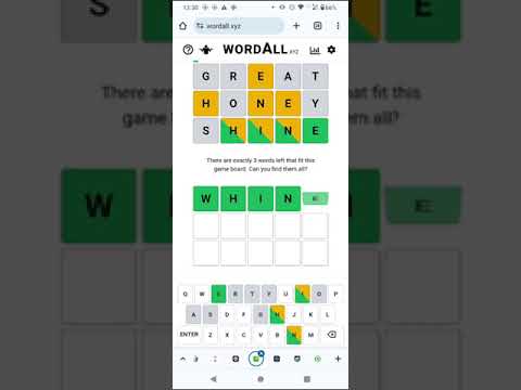 Find ALL the Wordle answers! (WordALL puzzle for 20 Oct 23)