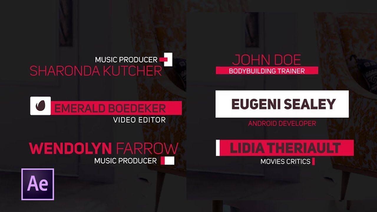 Create Any Type of Lower Third in After Effects | Tutorial