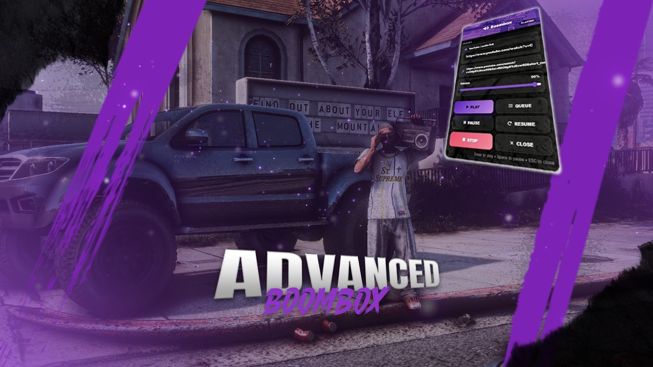 [ESX/QBCORE] BOOMBOX | FIVEM SCRIPT