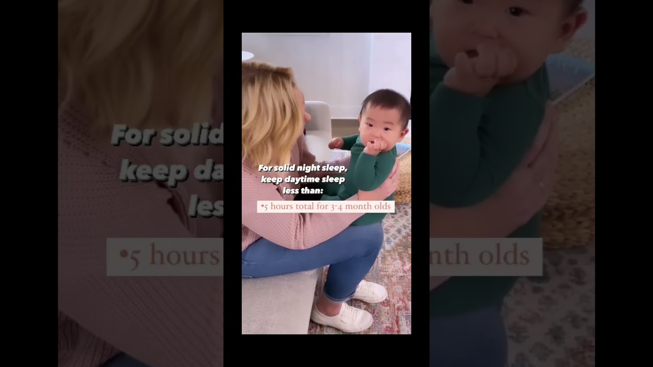 Max Daytime Sleep for Good Nights! #takingcarababies #babysleeptips #babysleep