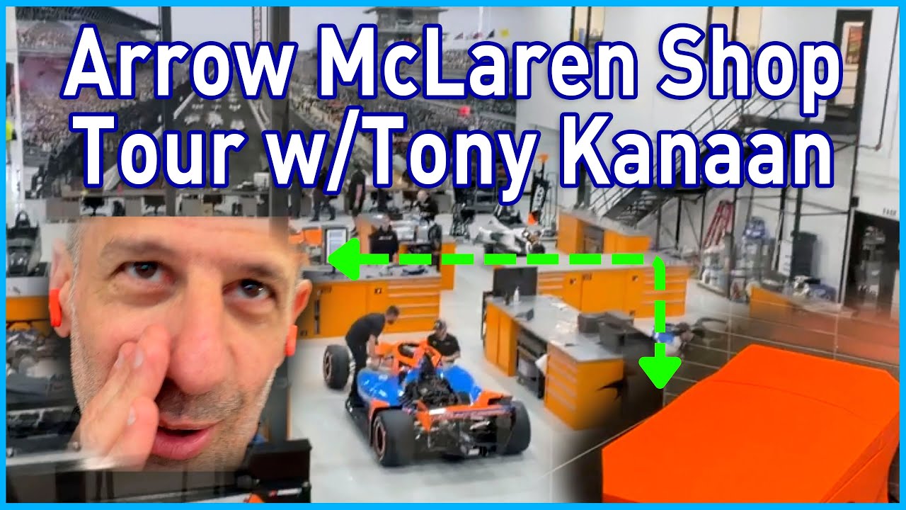 MP Pod: New Arrow McLaren Shop Tour with Tony Kanaan