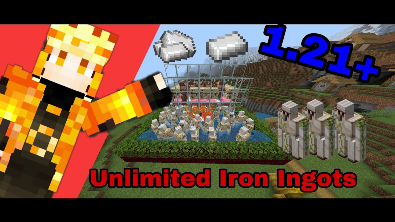 Easiest Iron Farm in Minecraft Bedrock 1.21+ Tutorial! (MCPE/Xbox/PS4) 😍 - Minecraft Builders