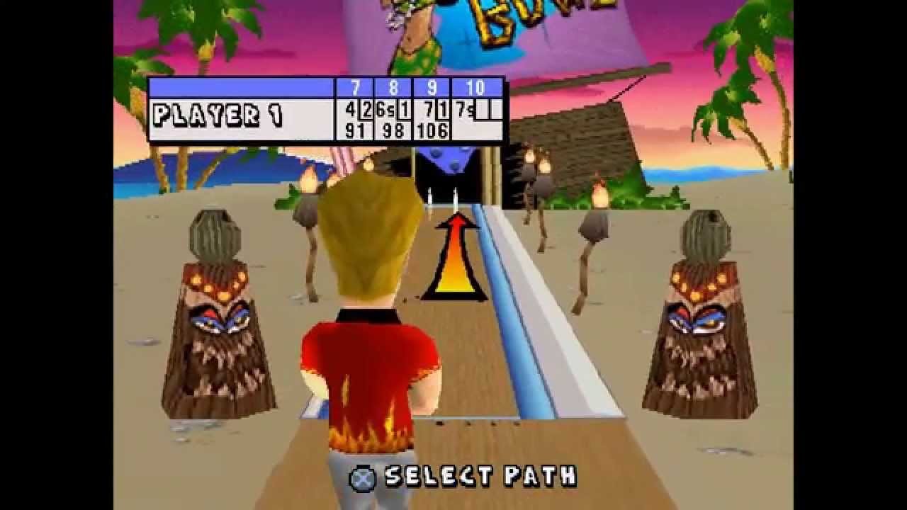 Big Strike Bowling ... (PS1) Gameplay