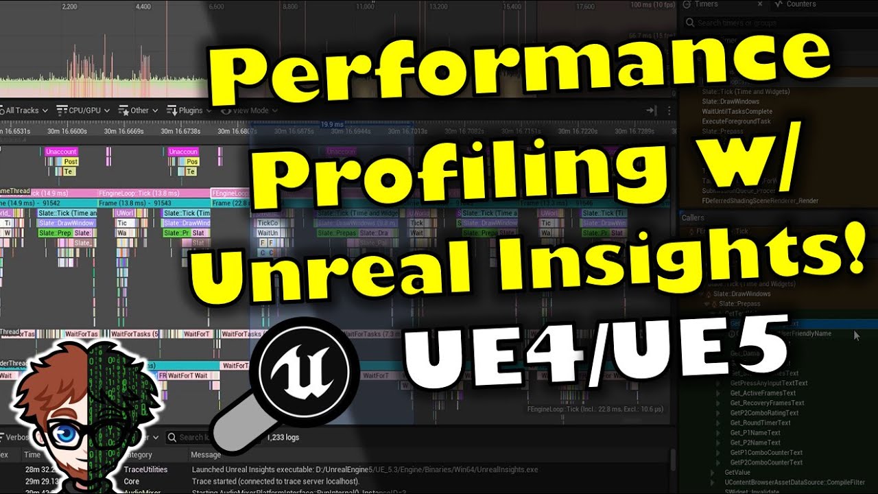 Performance Profiling with Unreal Insights (Basics) | Unreal Engine 4 & Unreal Engine 5 Tutorial