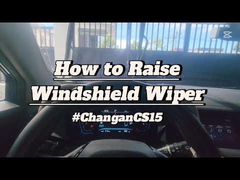 How to Raise the Windshield Wipers | Changan CS15 ft. Bluey 💙