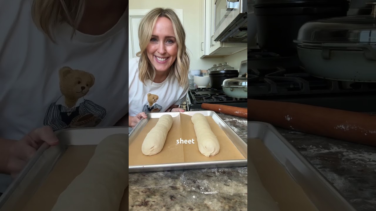How to shape French Bread🥖find the recipe at https://thatbreadlady.com/french-bread/