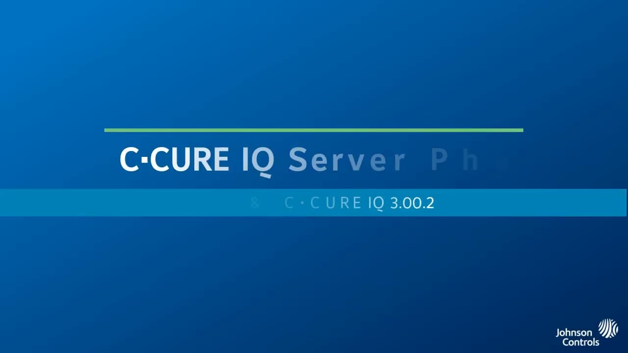 3.00.2 C•CURE IQ Server