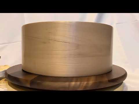 Famous Drum Company 6x14” Steam-bent, Single-ply, Solid Curly | Reverb