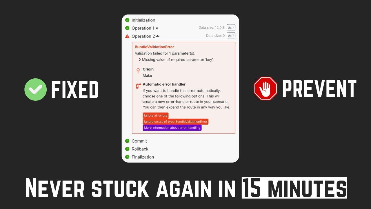 Handle EVERY Error in Make.com