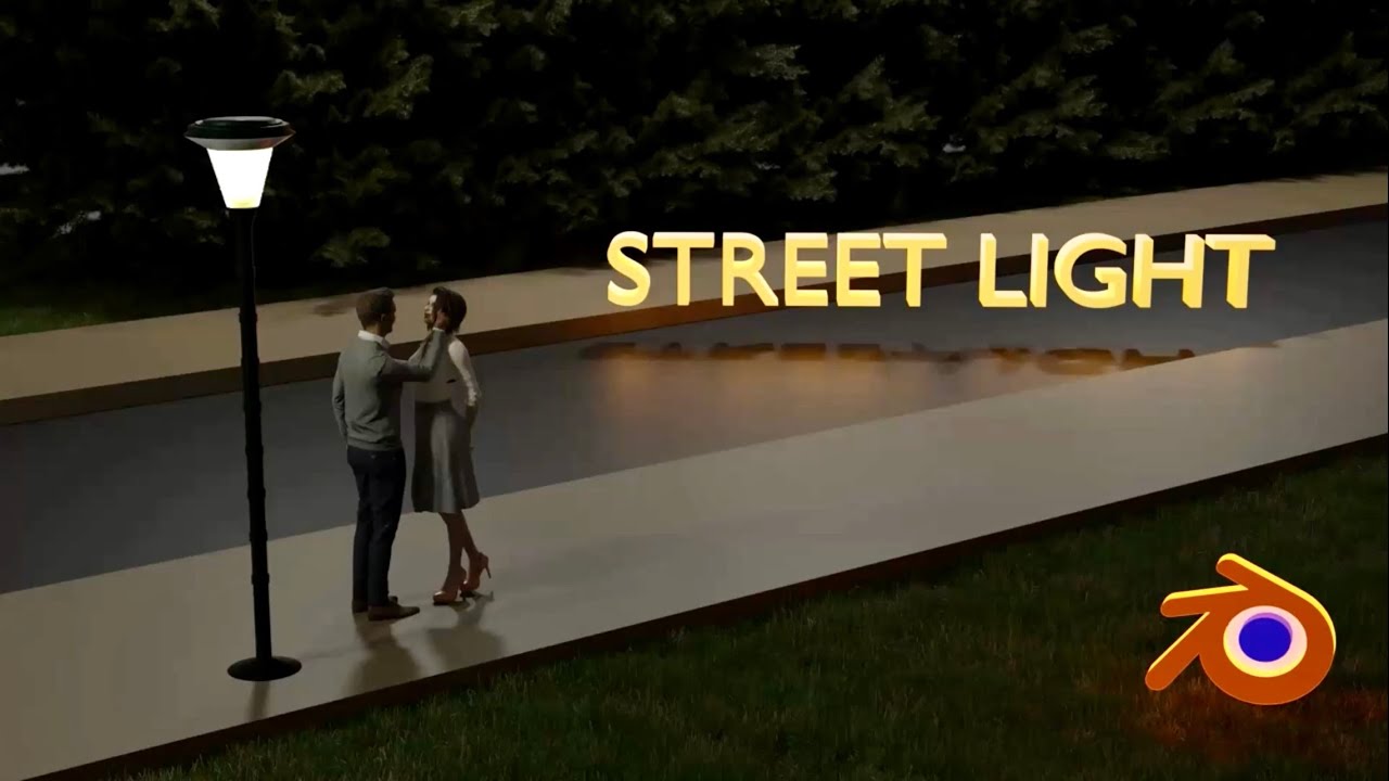 Designing with Blender Street Light Easy and Quick Tutorial