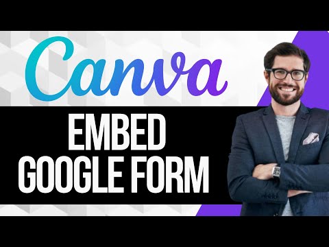 How To Add and Embed Google Form on Canva Website