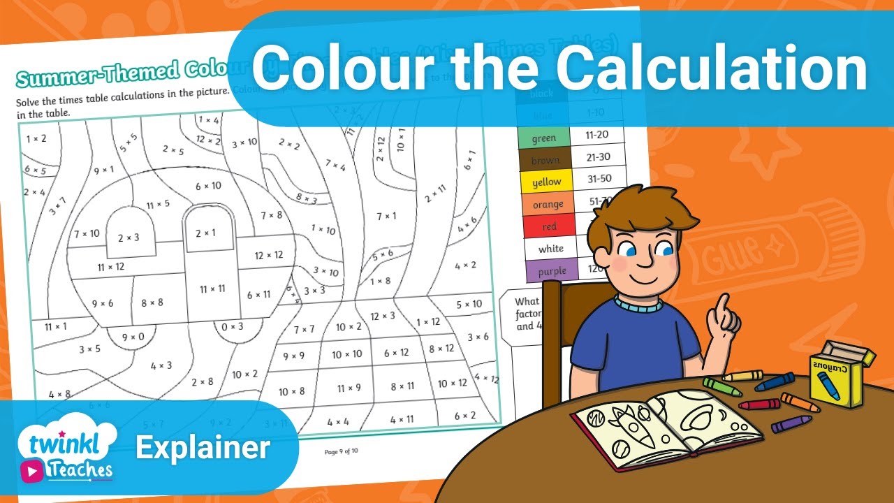 Colour the Calculation | KS2 Maths