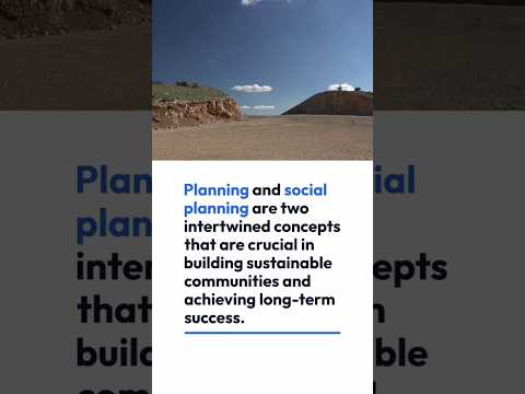 Concept of Planning and Social planning #difference #planning #social #communitydevelopment #free