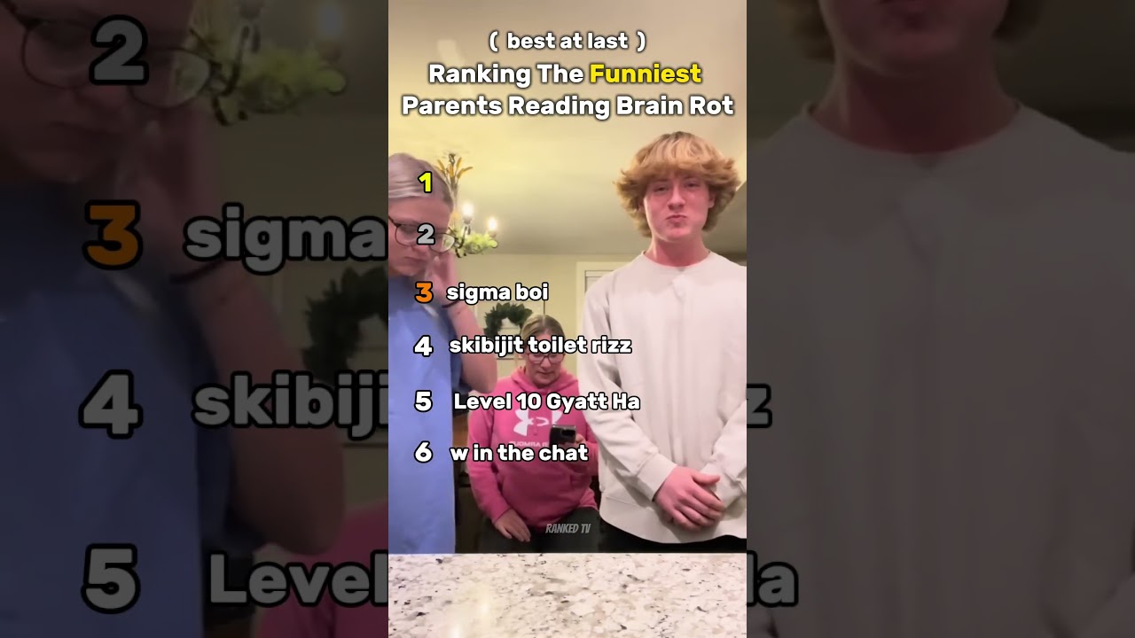 Ranking The Funniest Parents Reading Brain Rot 😂