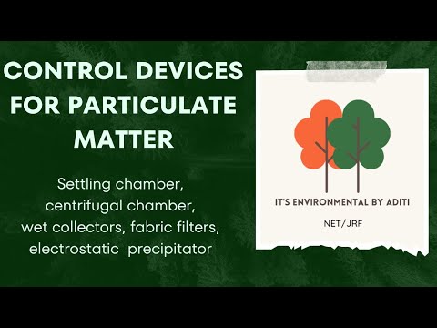 Control devices/techniques for particulate matter. Video Lecture ...