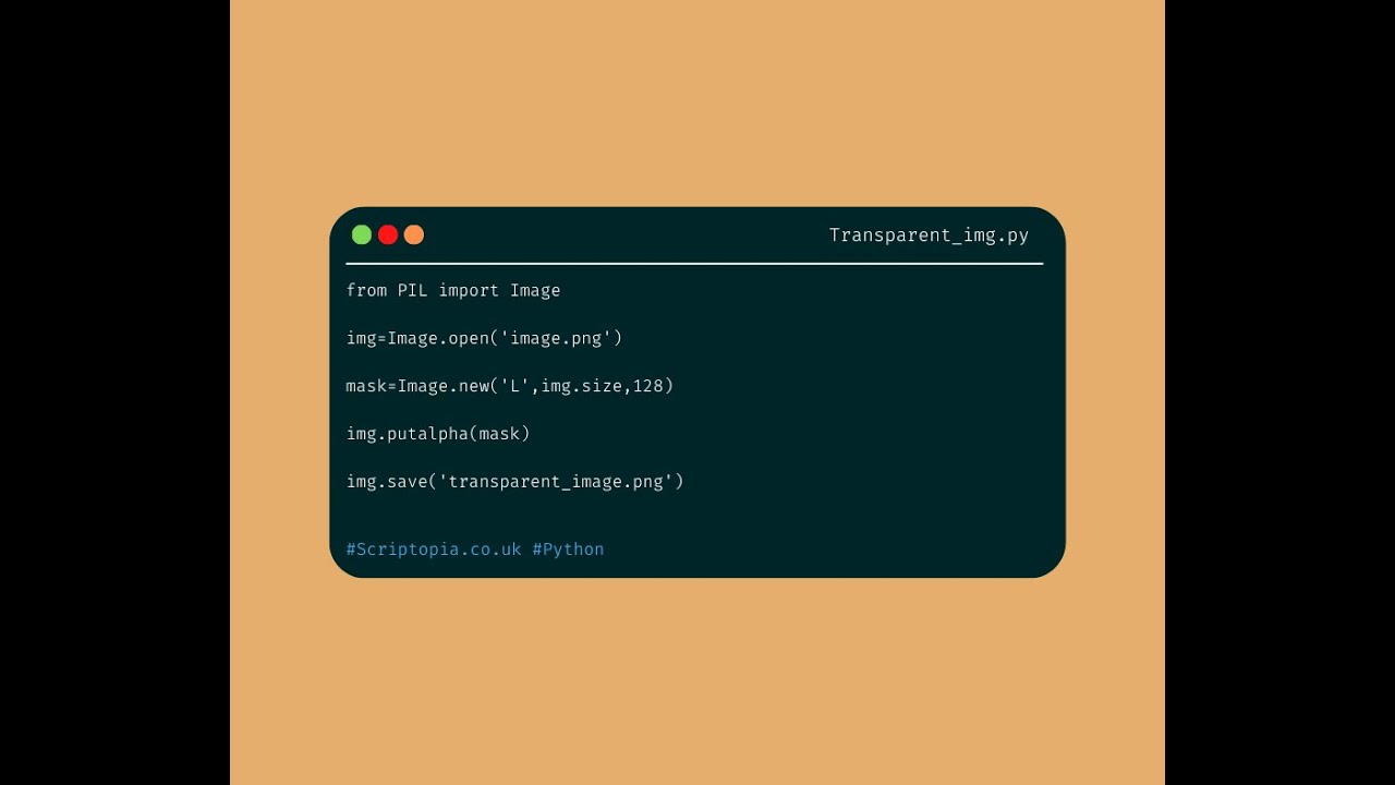 Python PIL - Make image transparent