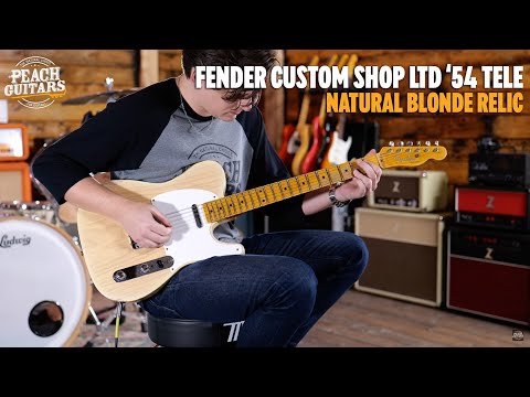 Fender Custom Shop LTD '54 Tele Relic Natural Blonde | Reverb