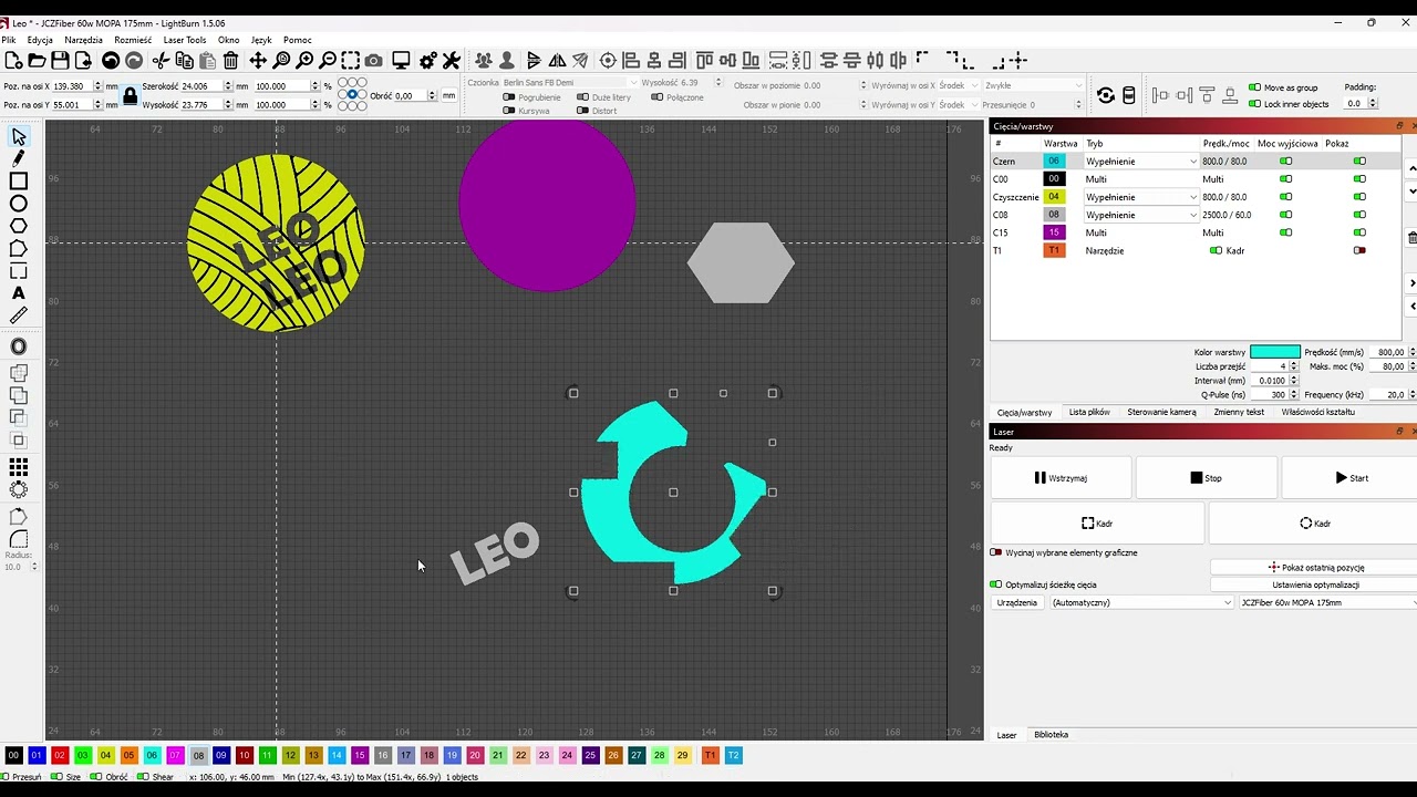Boolean subtract changes layer color - LightBurn Software Questions - LightBurn Software Forum