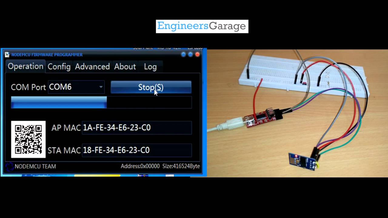 NodeMCU Firmware Flashing on The Esp8266 Using Windows