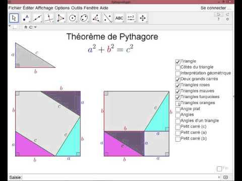 Démonstration du théorème de Pythagore – Quatrième. – Math in Parc