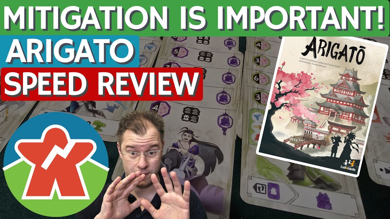 Arigato - Board Game Review - Mitigation Is Important!